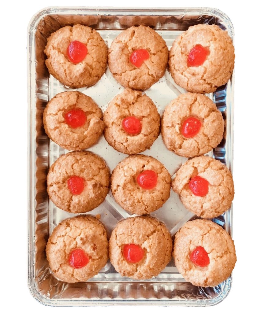 Coconut Macaroon Cookies (Medium Tray) - Farhat Sweets