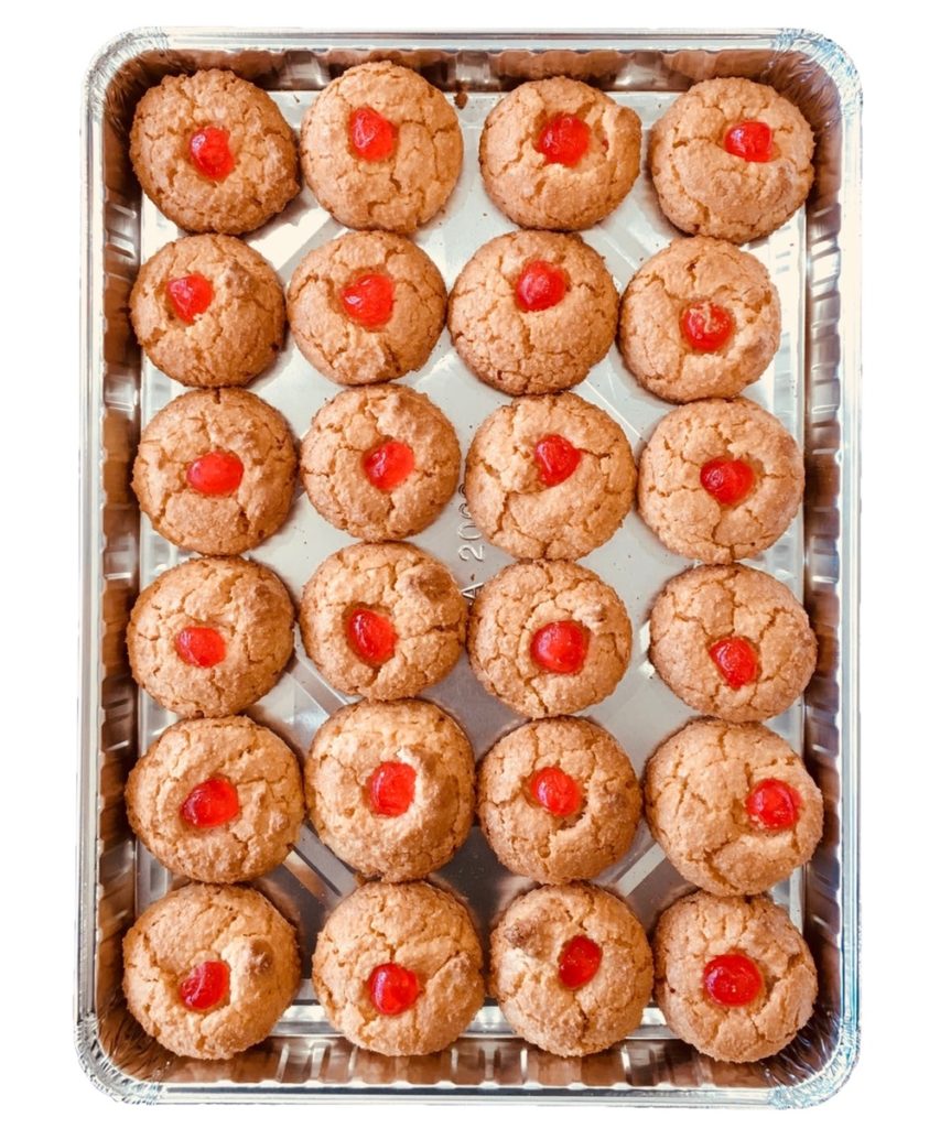 Coconut Macaroon Cookies (Large Tray) - Farhat Sweets