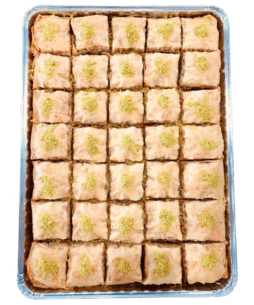 Square Pistachio Baklava - Jumbo - Farhat Sweets