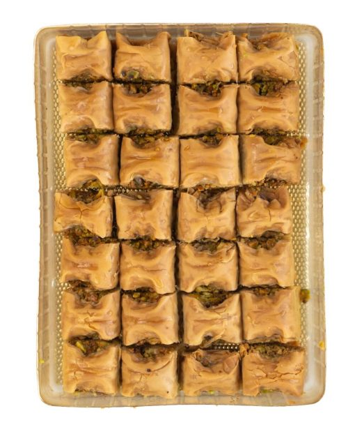 Mini Square Turkish Pistachio Baklava - Small Tray - Farhat Sweets